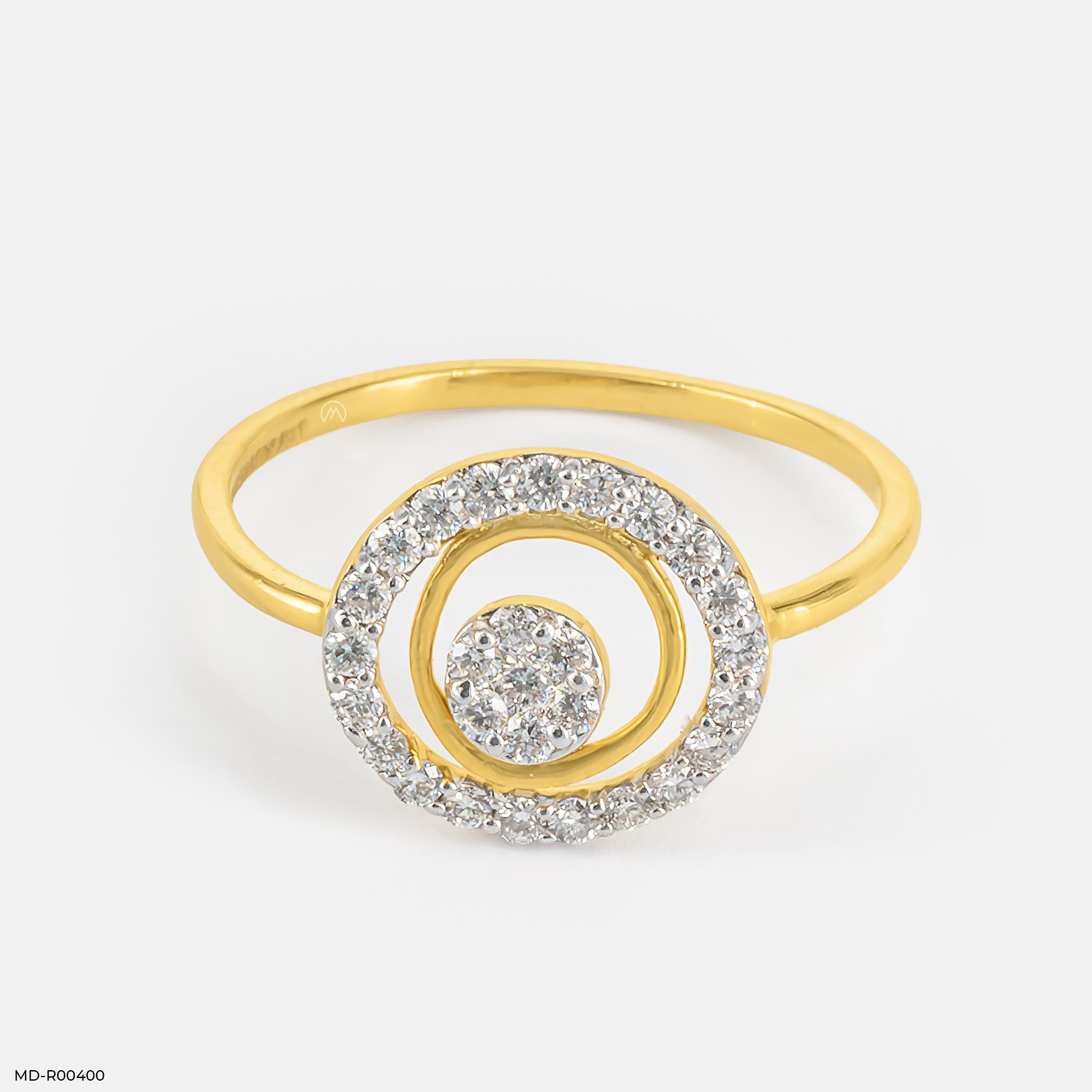 Moonshine Diamond Ring 18K Yellow Gold – Maiora Diamonds
