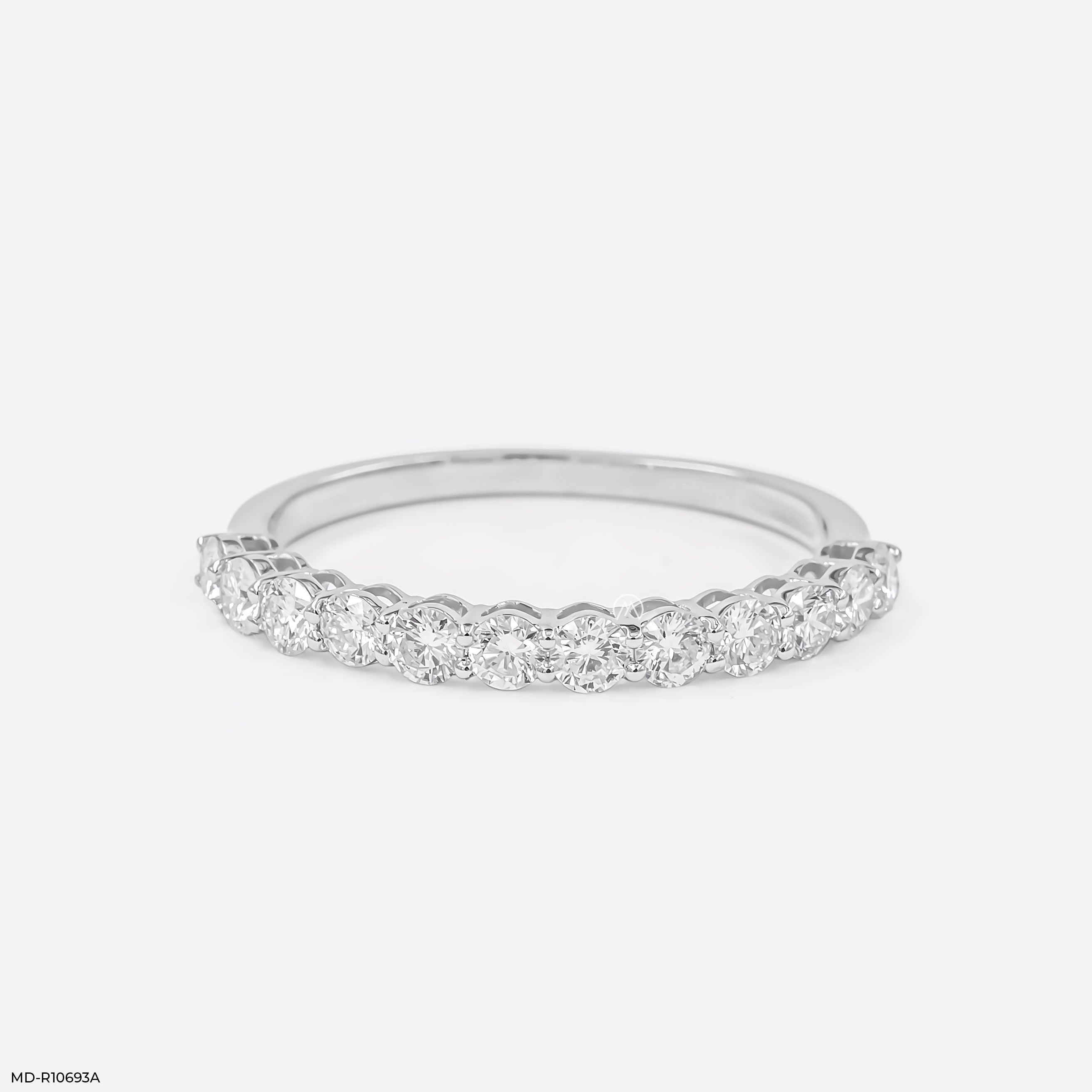 The Serenity Band Ring 9K White Gold – Maiora Diamonds